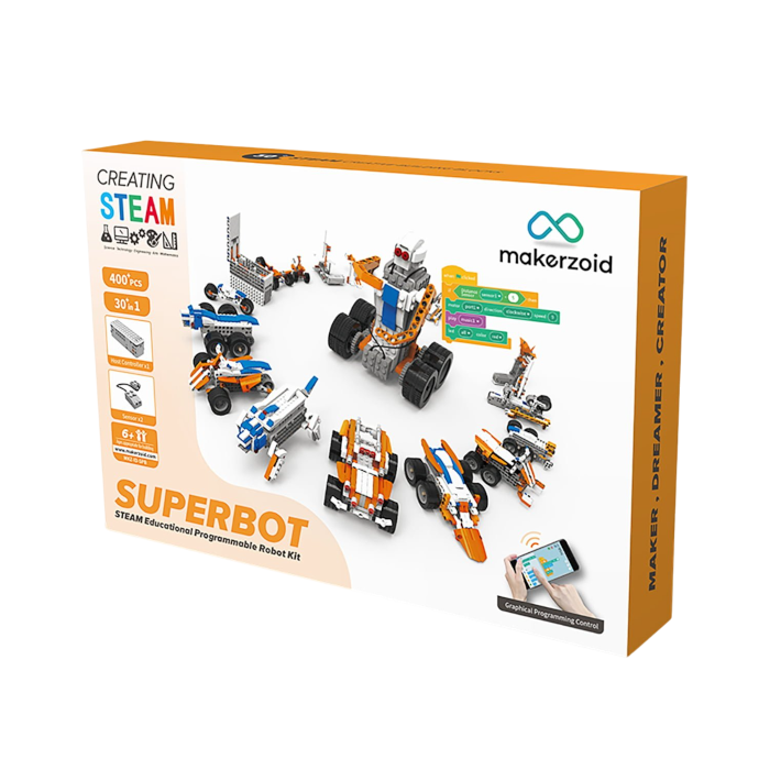 Programmable Construction Set Superbot Educational Building » Makerzoid Europe